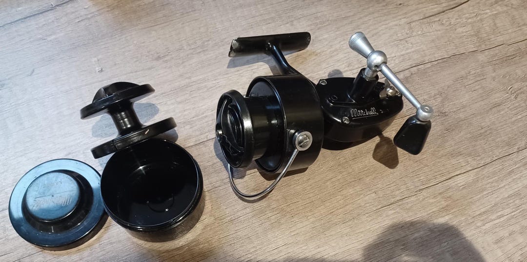 A Vintage 1966 Mitchell 300 Spinning Reel With Spare Spool - Etsy