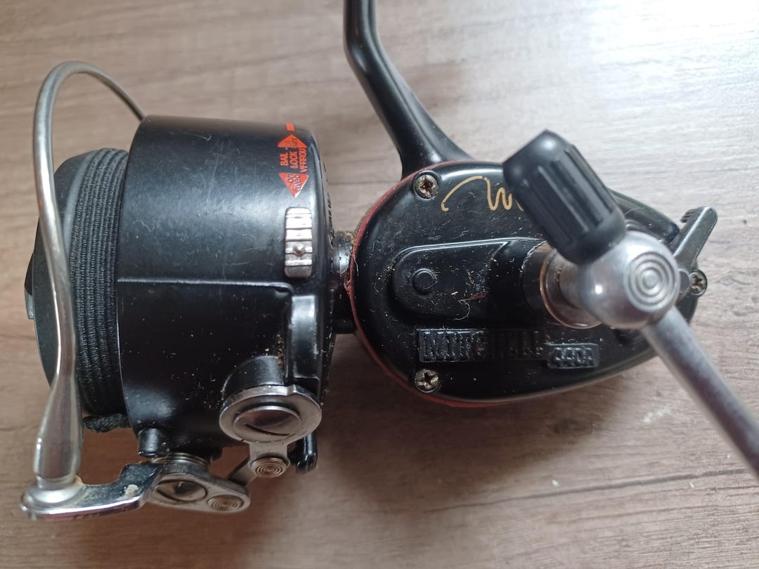 A Lovely Black Mitchell 440a Match Reel -beautiful Circa 1990s - Etsy UK
