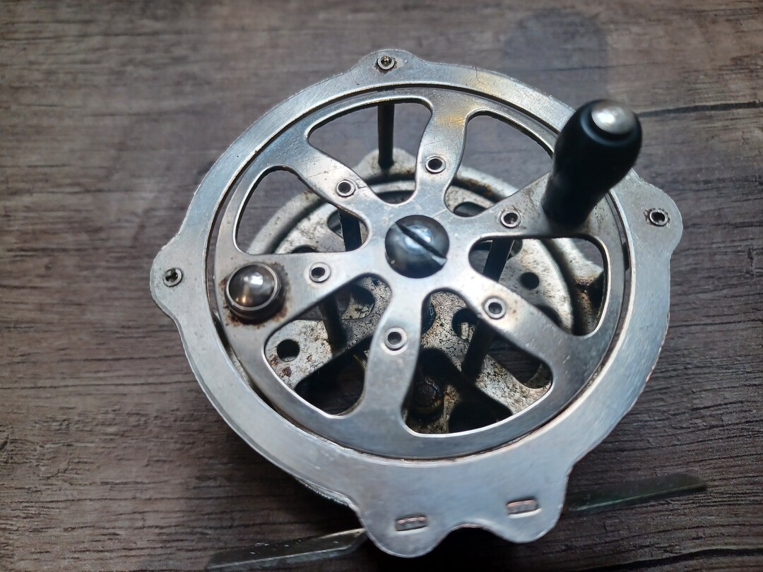 A Vintage Nickel Skeleton Reel, Made in Japan - Etsy