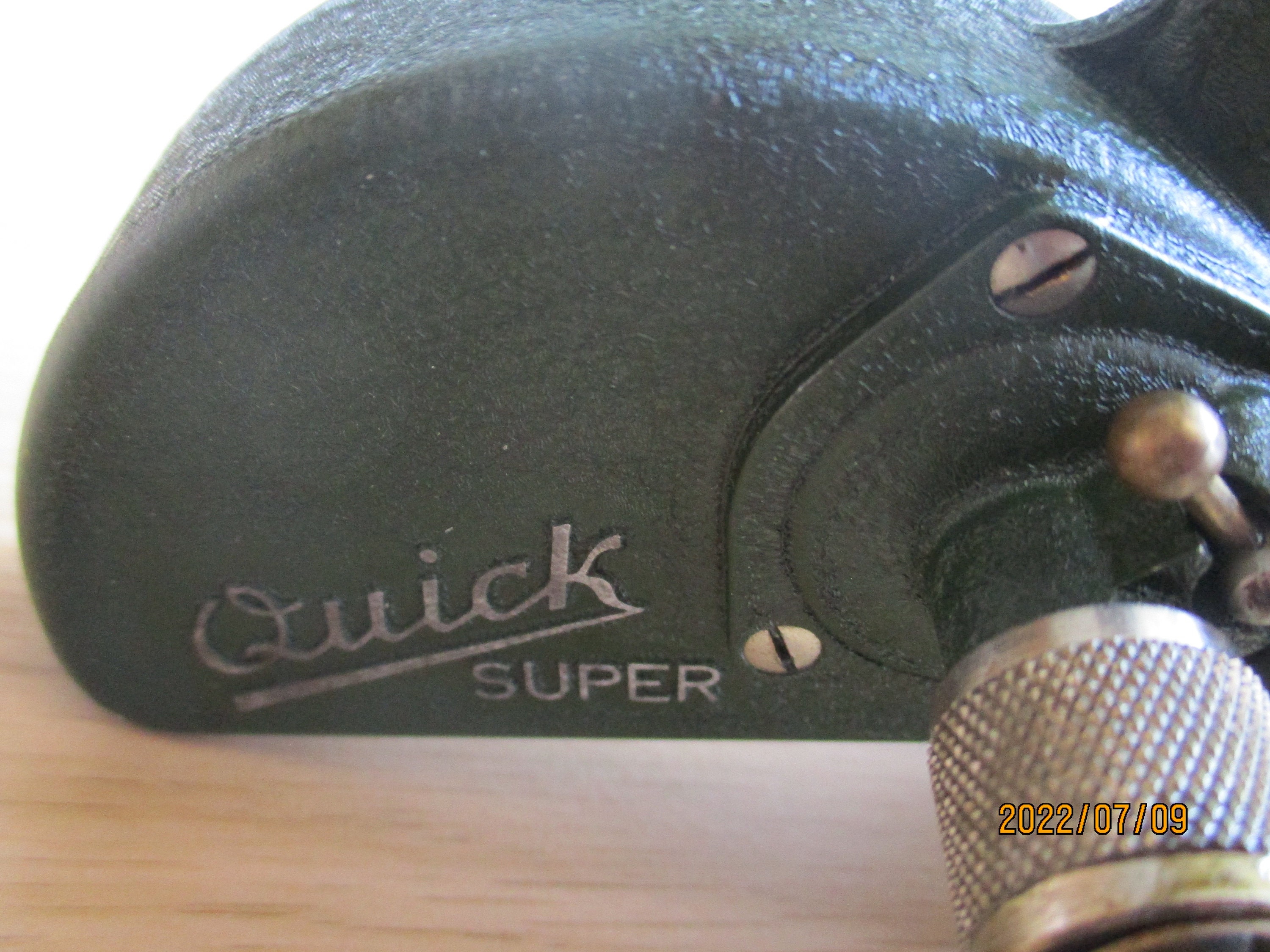 A Rare Vintage Dam Quick Super Large Fixed Spool Fishing Reel Vintage ...