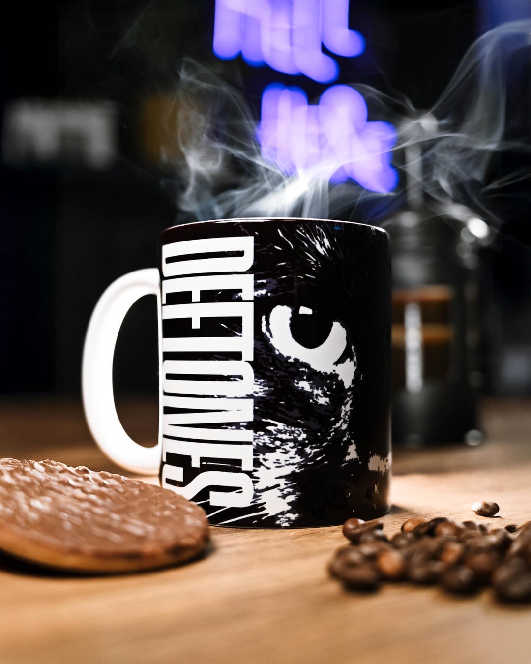Deftones Cat Mug (thirteensins Original) - Etsy