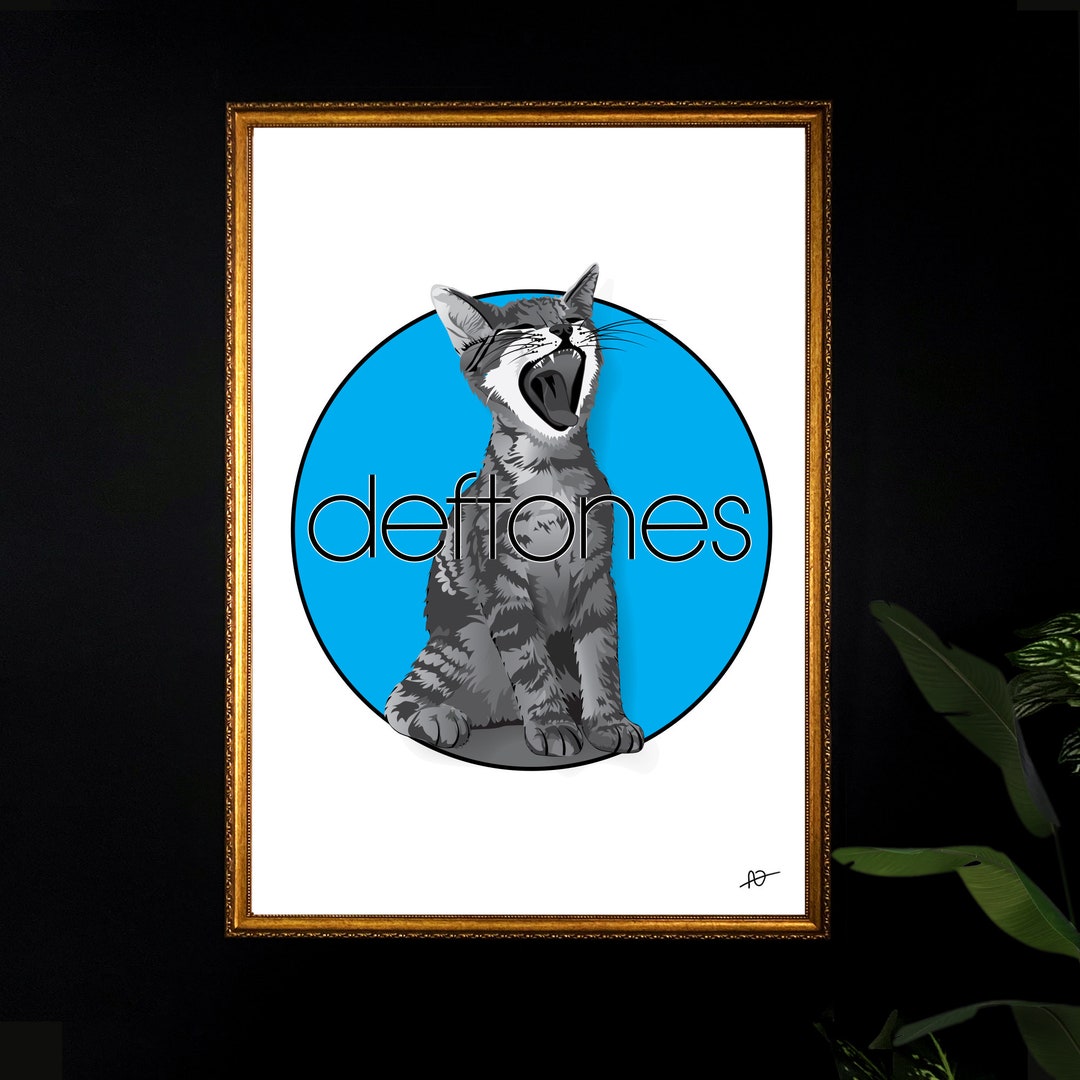Deftones Cat (adrenaline) Print (thirteensins Original) - Etsy