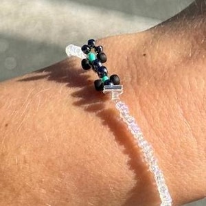 Beaded Teal Mercedes/f1-inspired F1 Race Car Bracelet | George Russell ...