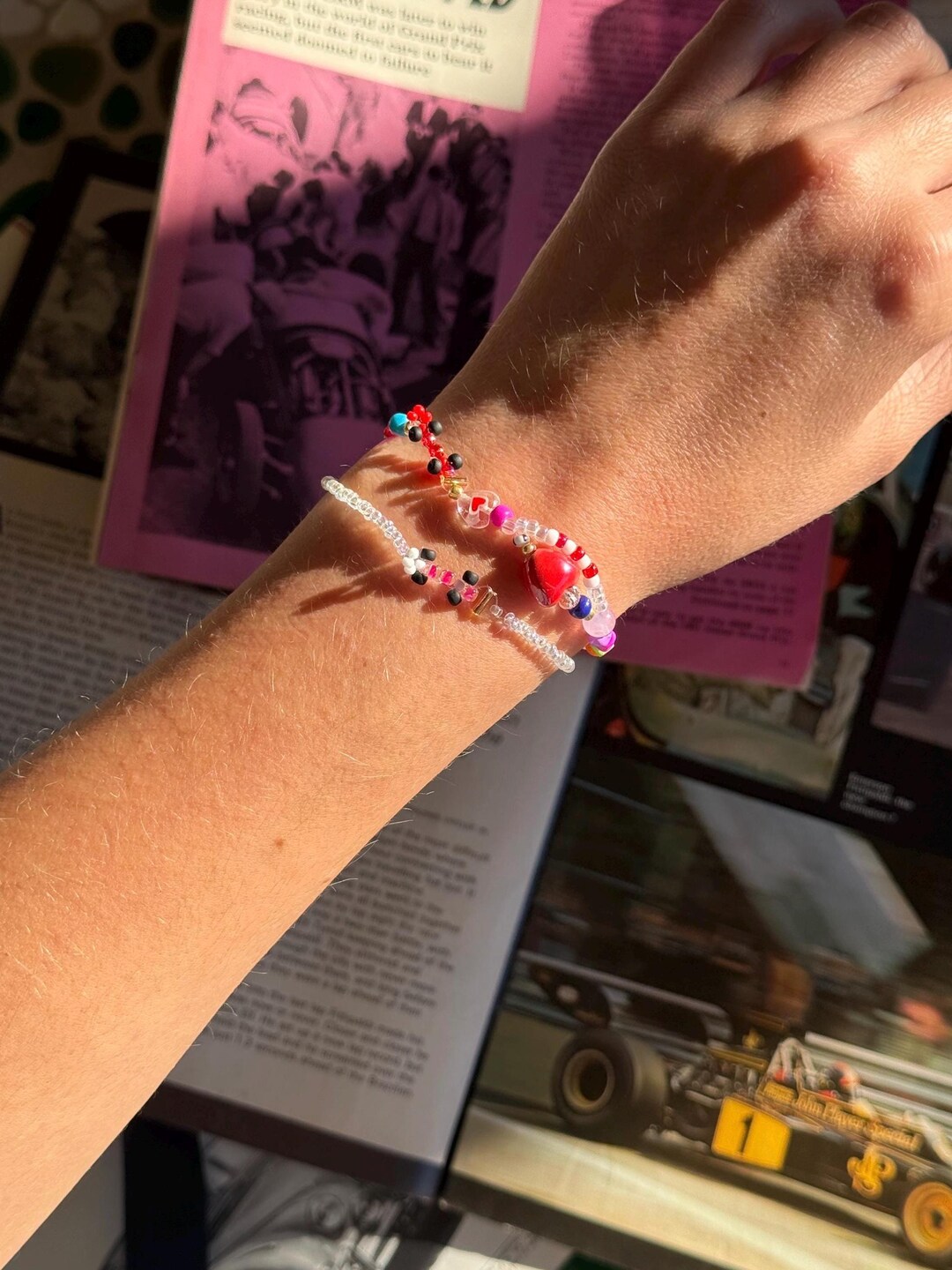 Beaded F1 ‘chaos Bracelet’ | Formula 1-inspired Bracelet | Ferrari ...