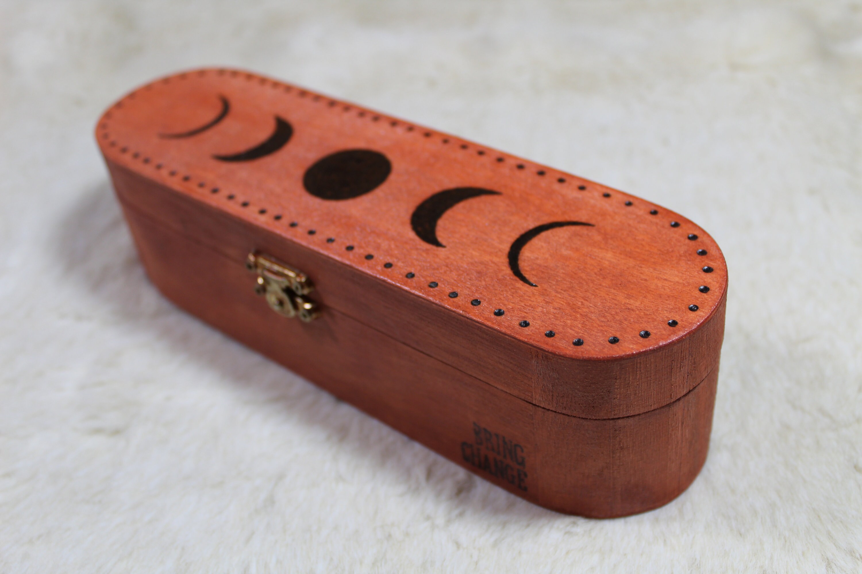 Prosperity Kit With Hand Burned Box With Moon Phases Design - Etsy Canada