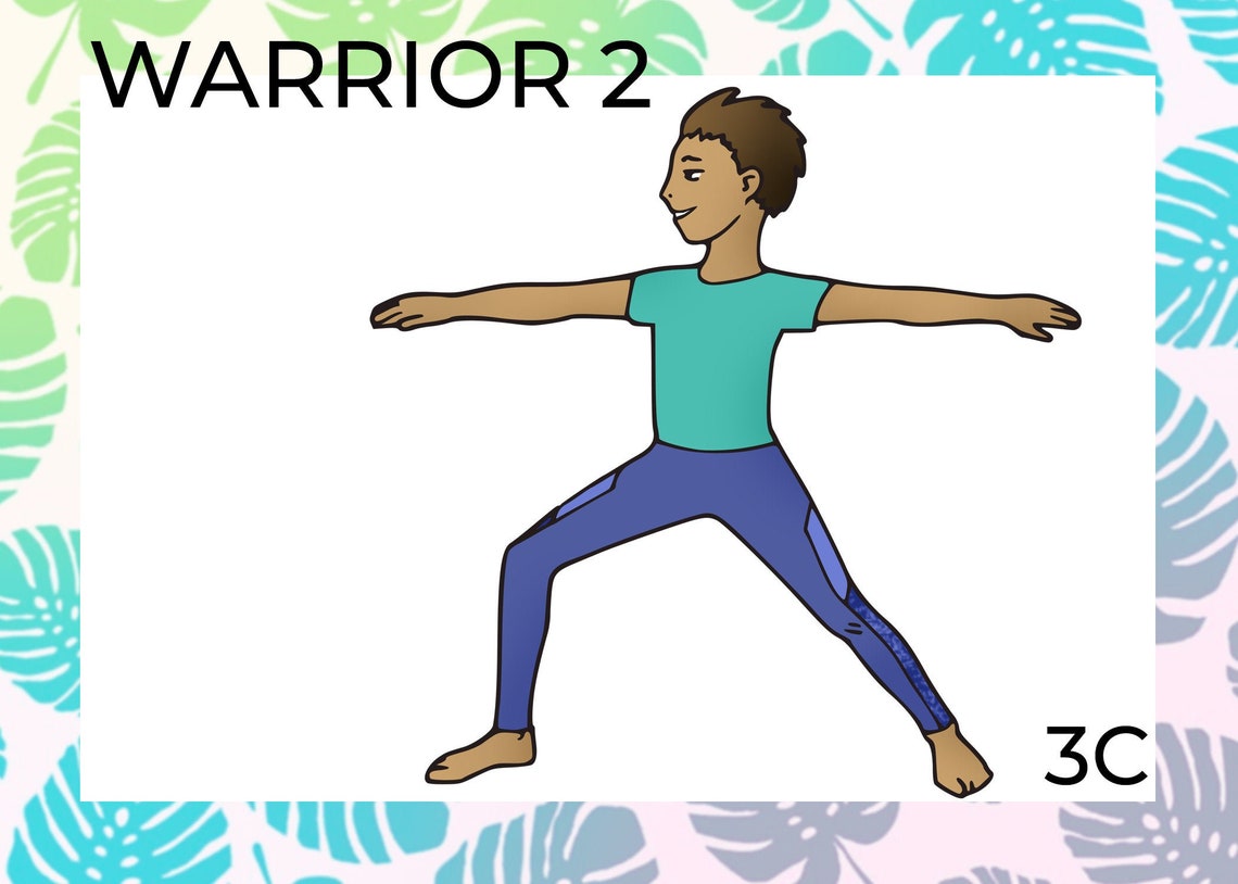 Kids Yoga Poses Flash Cards Educational Yoga7kids Your - Etsy