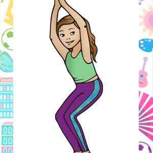 Spanish Kids Yoga Poses Flash Cards (printable) - Etsy