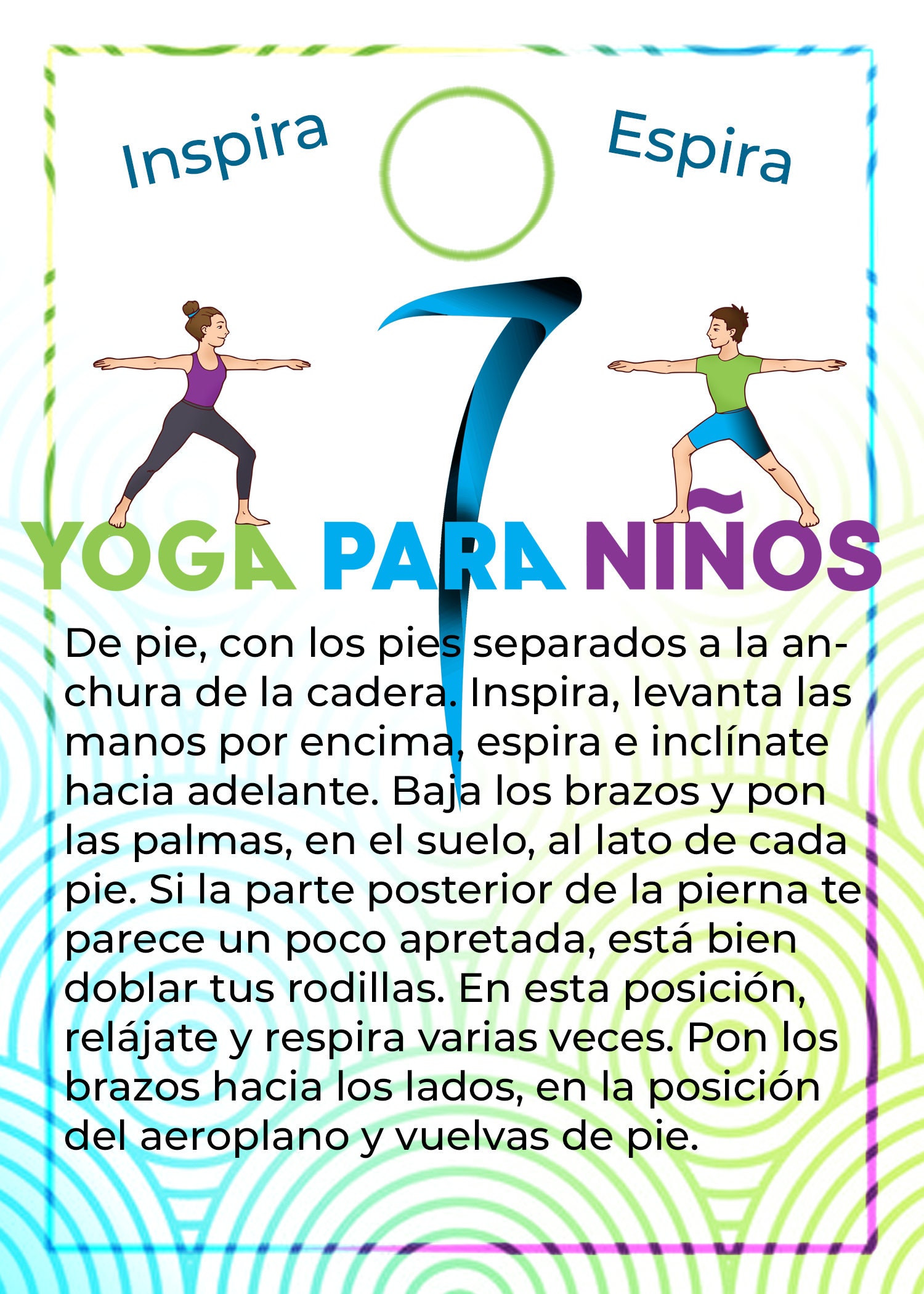 Spanish Kids Yoga Poses, Children's Yoga, Kids Yoga Cards, Flash Cards ...
