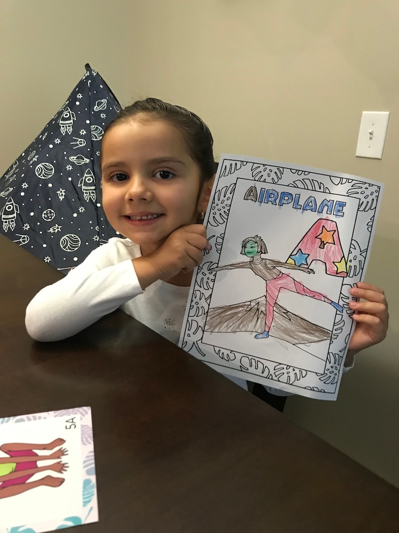 Libro para colorear de yoga para niños: 30 páginas imprimibles de ...