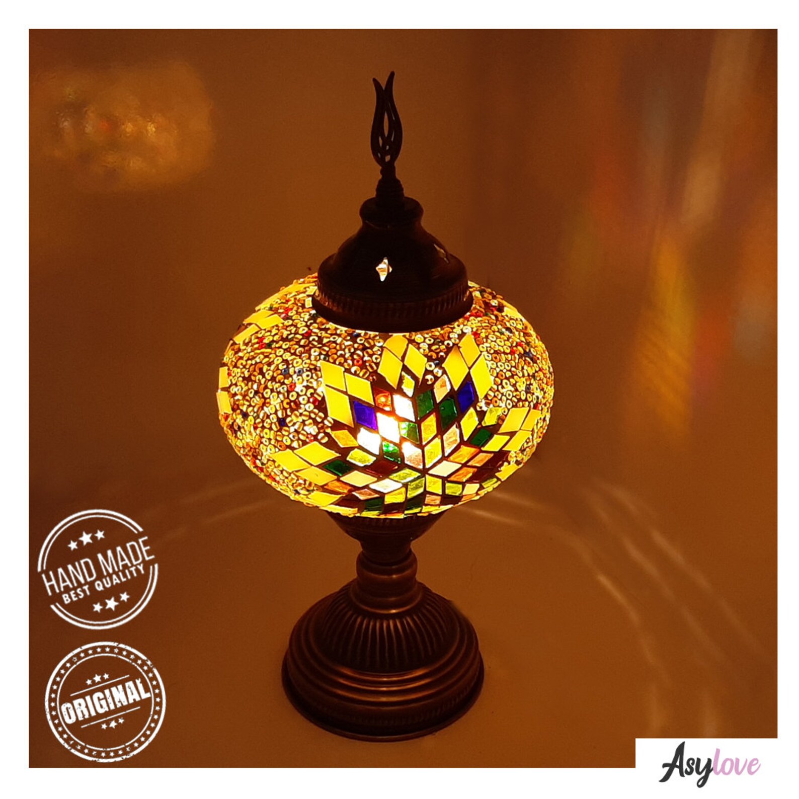 Moroccan Lamp Turkish Lamp Table lamp Reading Lamp. 100% | Etsy