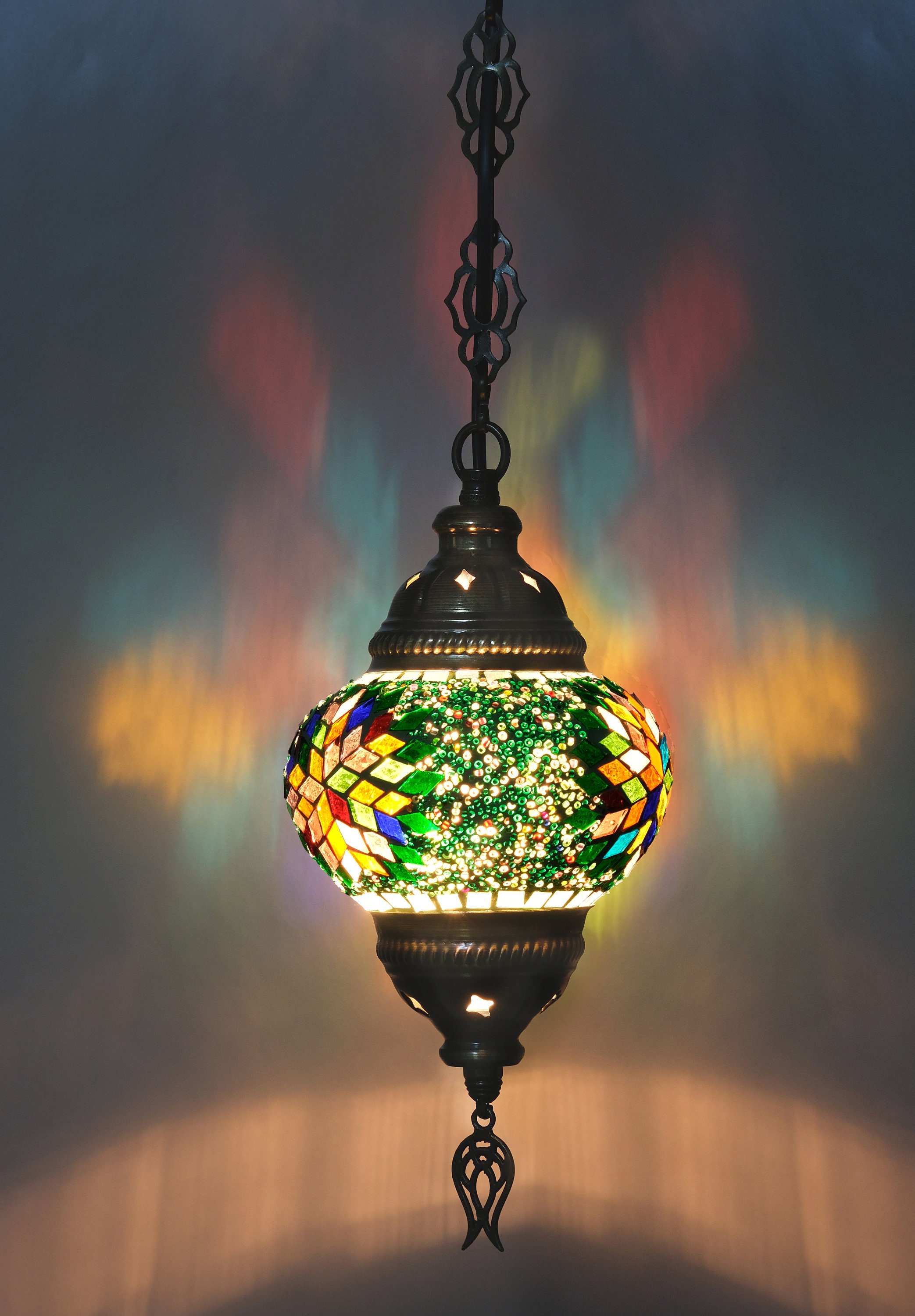 Turkish Ceiling Lamp Pendant Lamp Ceiling Lamp Mosaic | Etsy