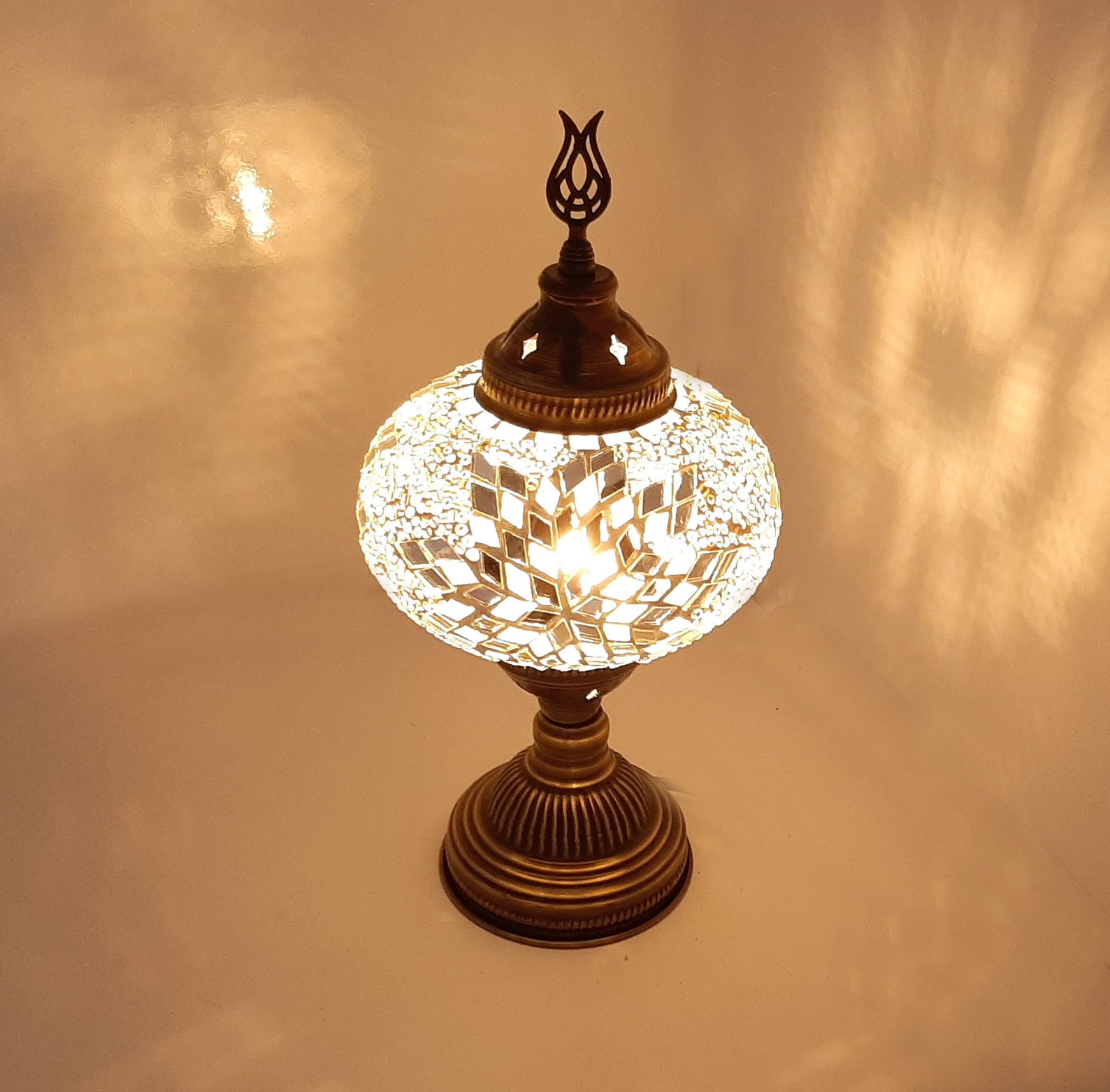 Turkish Lamp Turkish Desk Lamp With a Large Size Globe. 100% - Etsy Canada