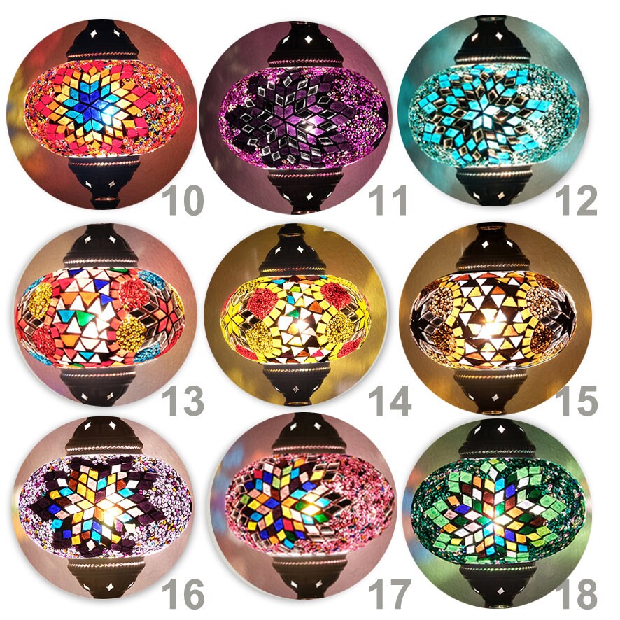 Turkish Lamp Turkish Desk Lamp With a Large Size Globe. 100% - Etsy