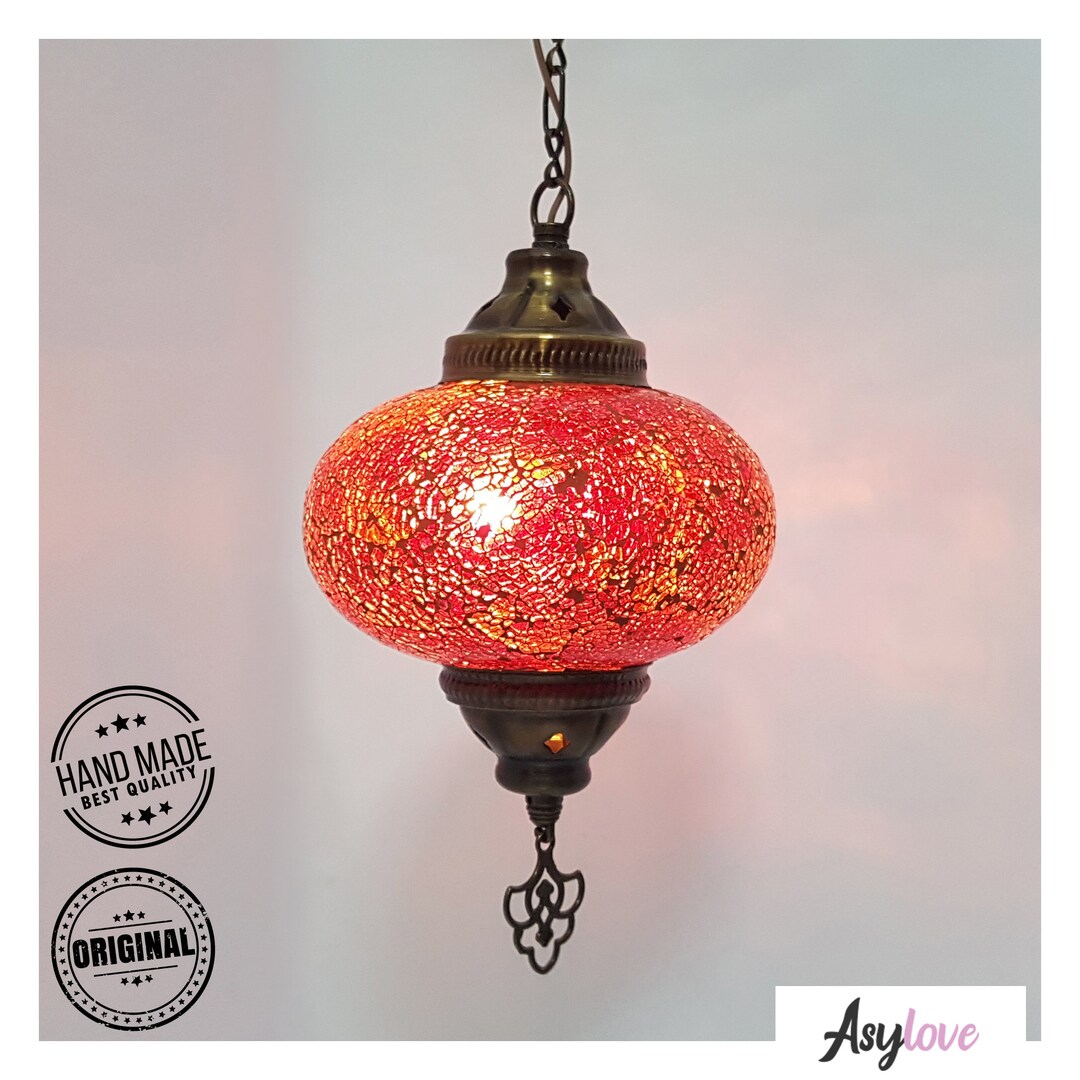 Turkish Lamp, Free Express Shipping, Turkish Pendant Lamp, With a Big ...