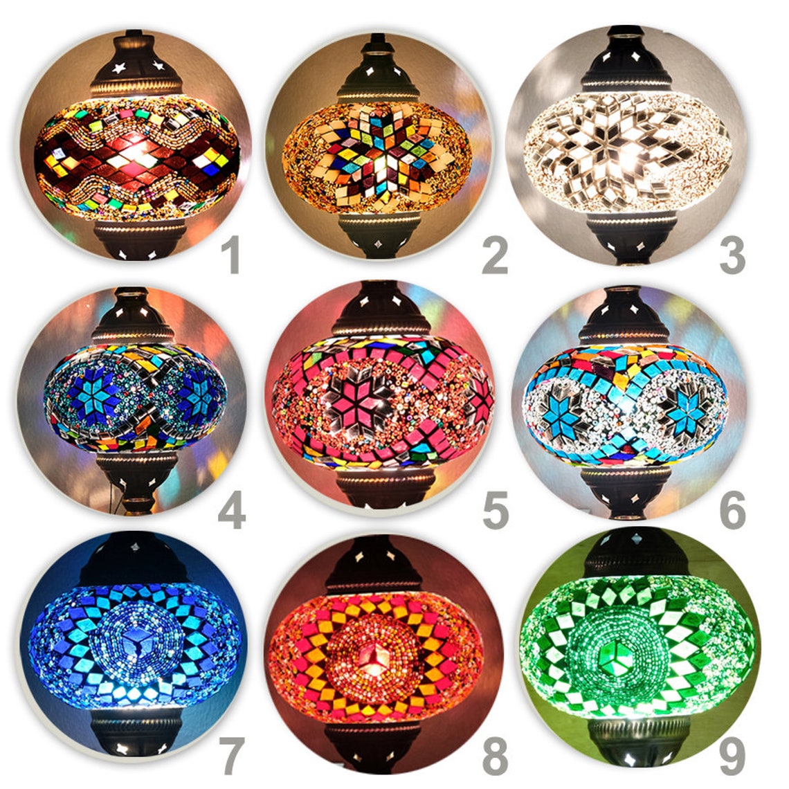 Turkish Lamp Turkish Desk Lamp With a Large Size Globe. 100% - Etsy Canada