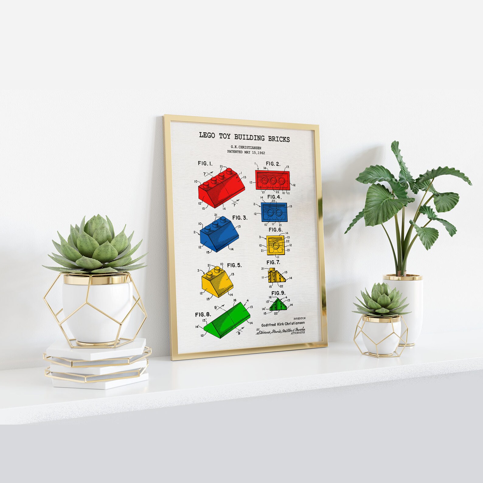 Lego Toy Building Blocks Lego Toy Poster Lego Print Lego | Etsy