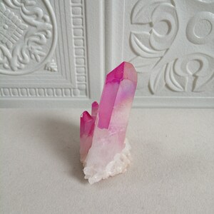 Pink Angel Aura Quartz Cluster | Crystals | Rocks and Minerals ...