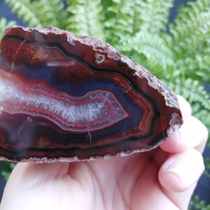 Red Agate From Germany, Natural Color, Crystal Home Decor, Red ...