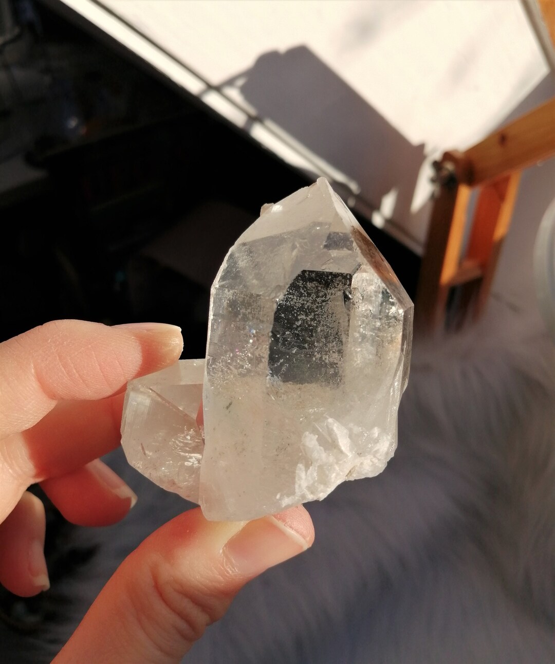 Clear Quartz Crystal Rough Point From Brazil / Healing Crystals ...