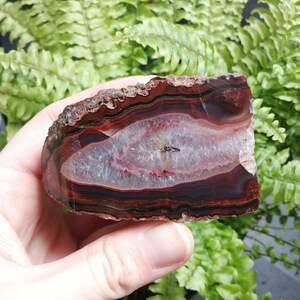 Red Agate From Germany, Natural Color, Crystal Home Decor, Red ...