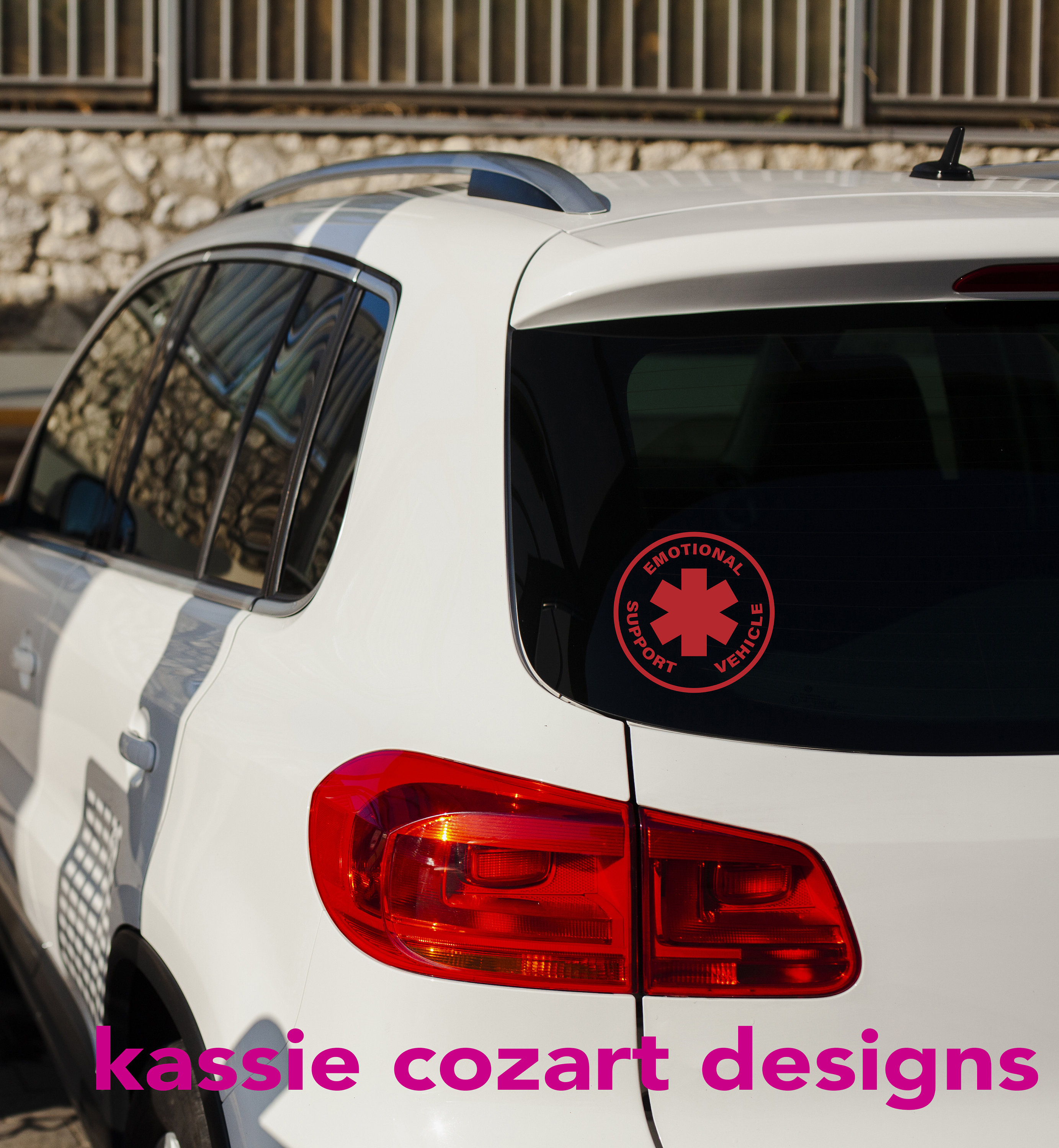 Emotional Support Vehicle Decal | Emotional Support Vehicle | Emotional ...
