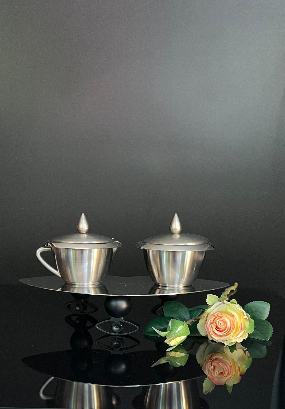 Postmodern ZACK Design Sugar Bowl & Milk Jug Elfo Switzerland - Etsy