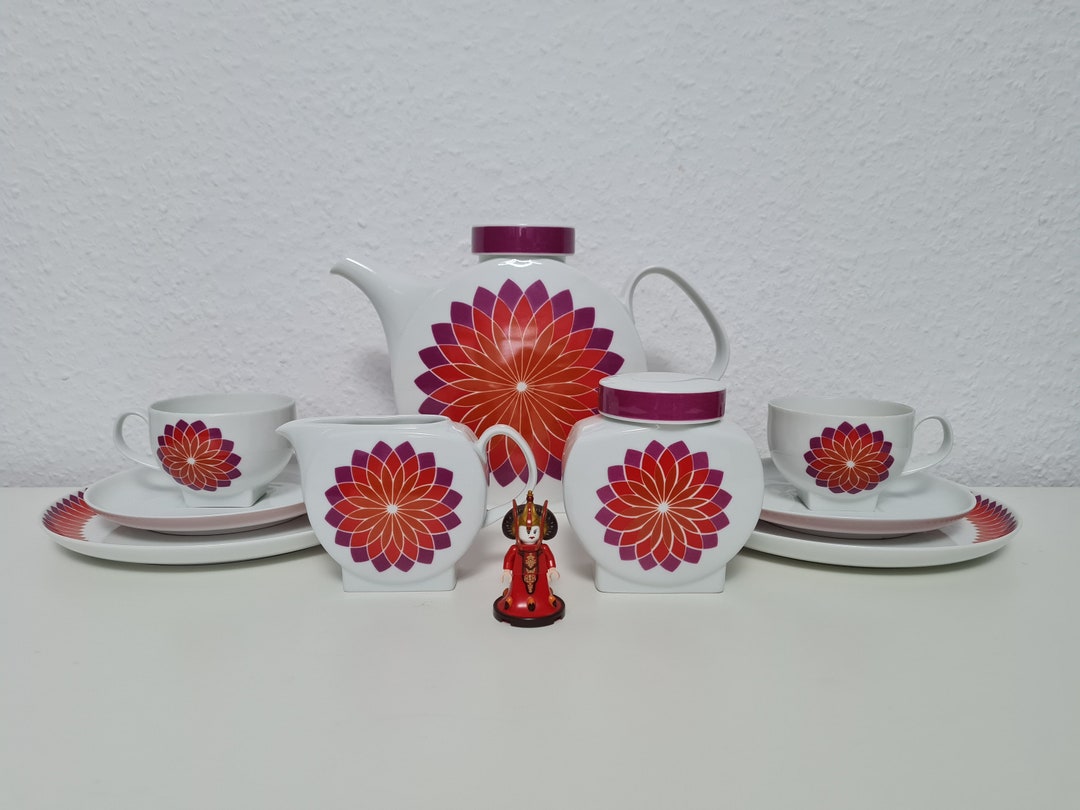 Melitta Germany Coffee Service Tete a Tete Budapest 2902 Decor Star ...