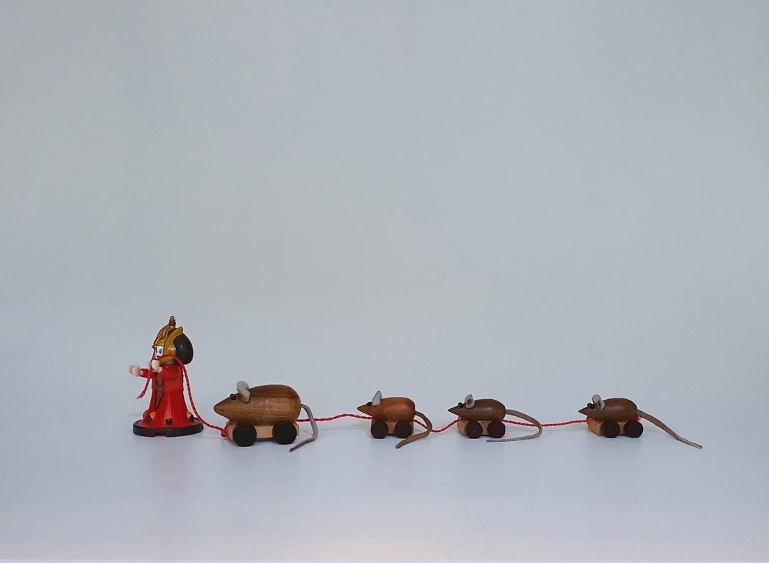 4 Teak Mice, Danish Design, T.H. Skjode Knudsen, True Vintage 1960s - Etsy
