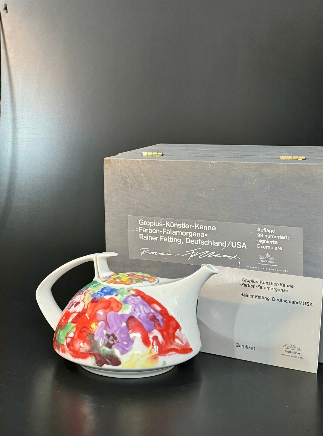 Walter Gropius Tac Lim. Art Series 33/99 Rainer Fetting Rosenthal ...