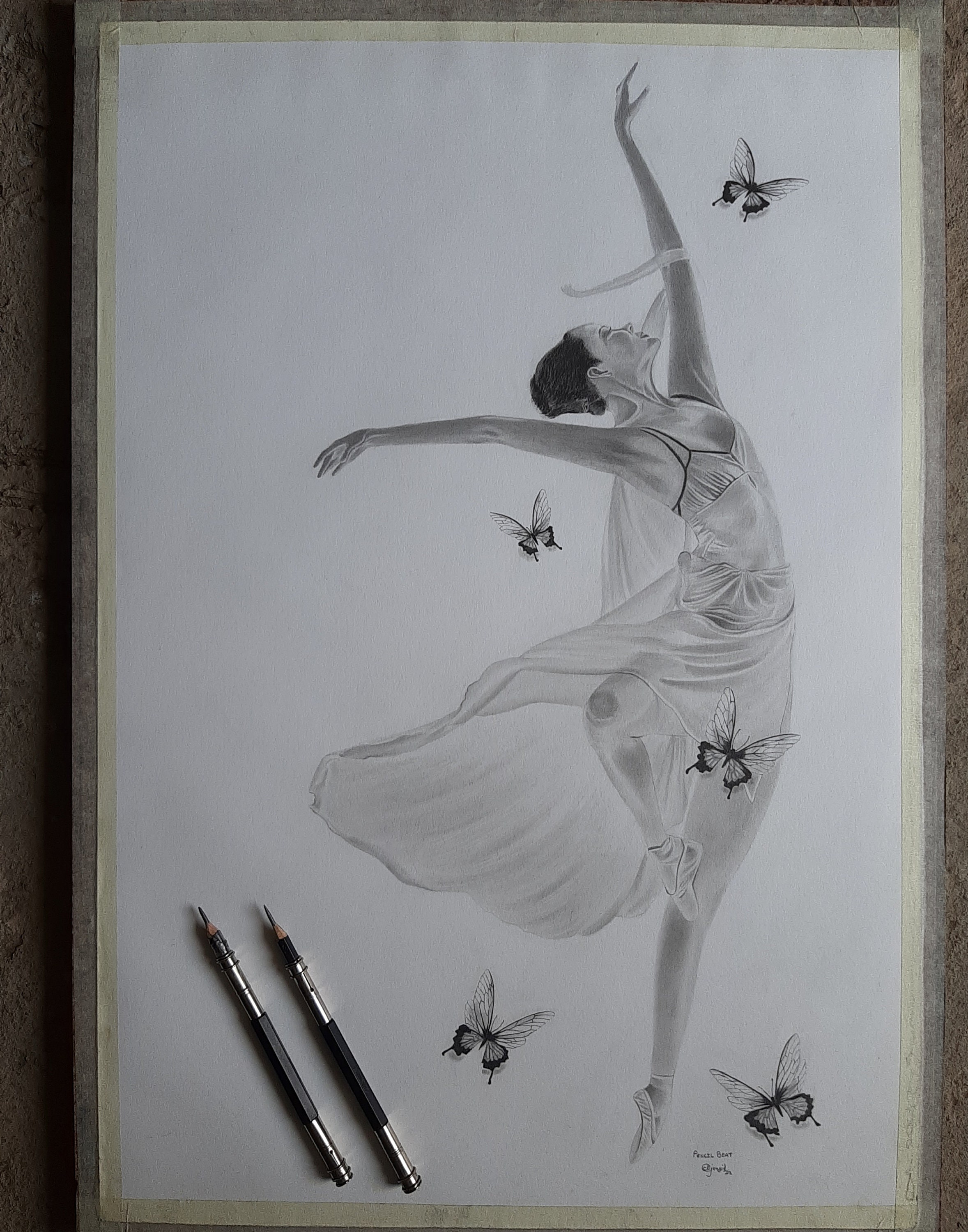 Pencil Drawings Of Dancers