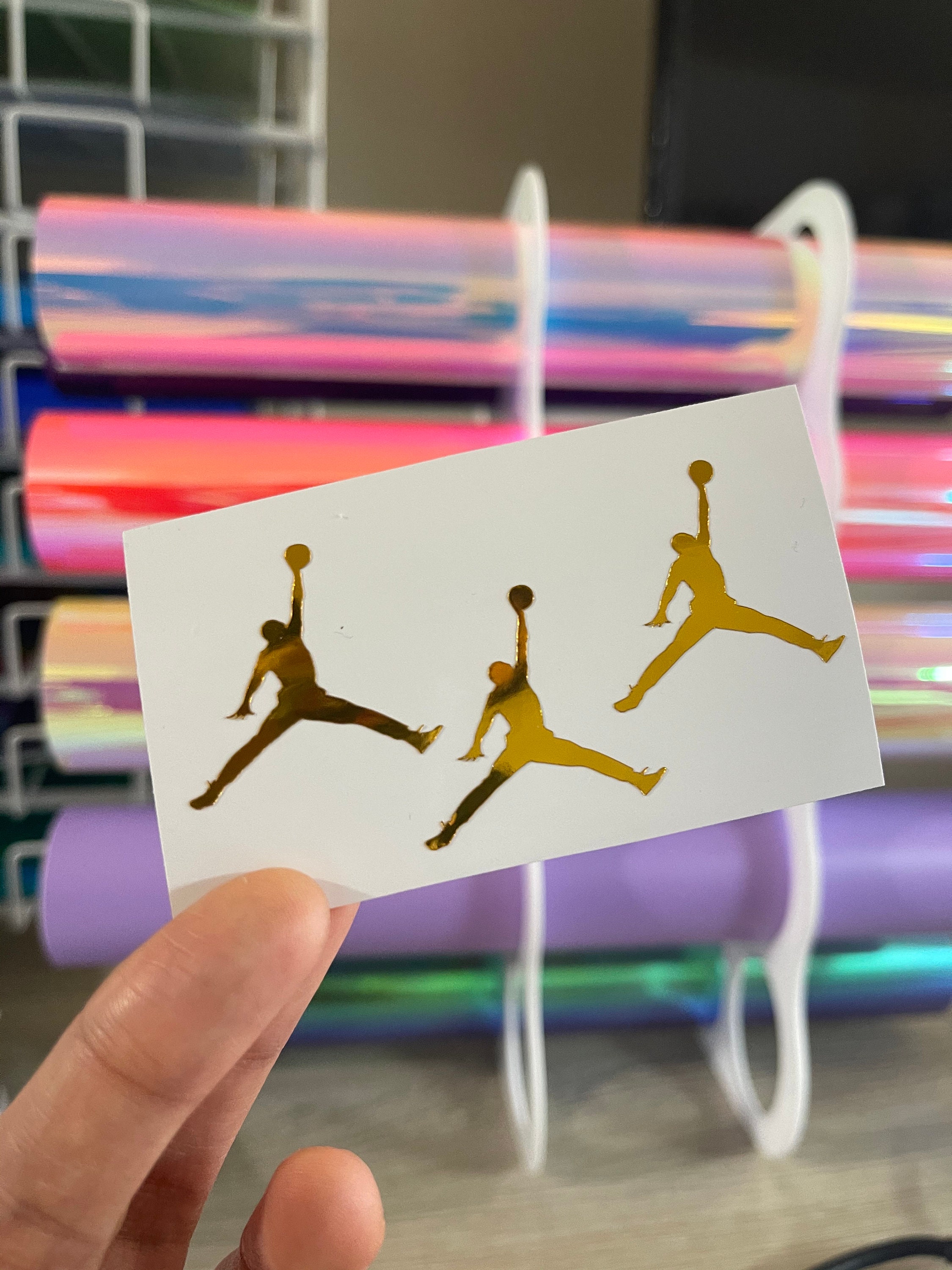 Jumpman Air Jordan Logo Decals Sticker for Tumbler Laptop - Etsy Hong Kong