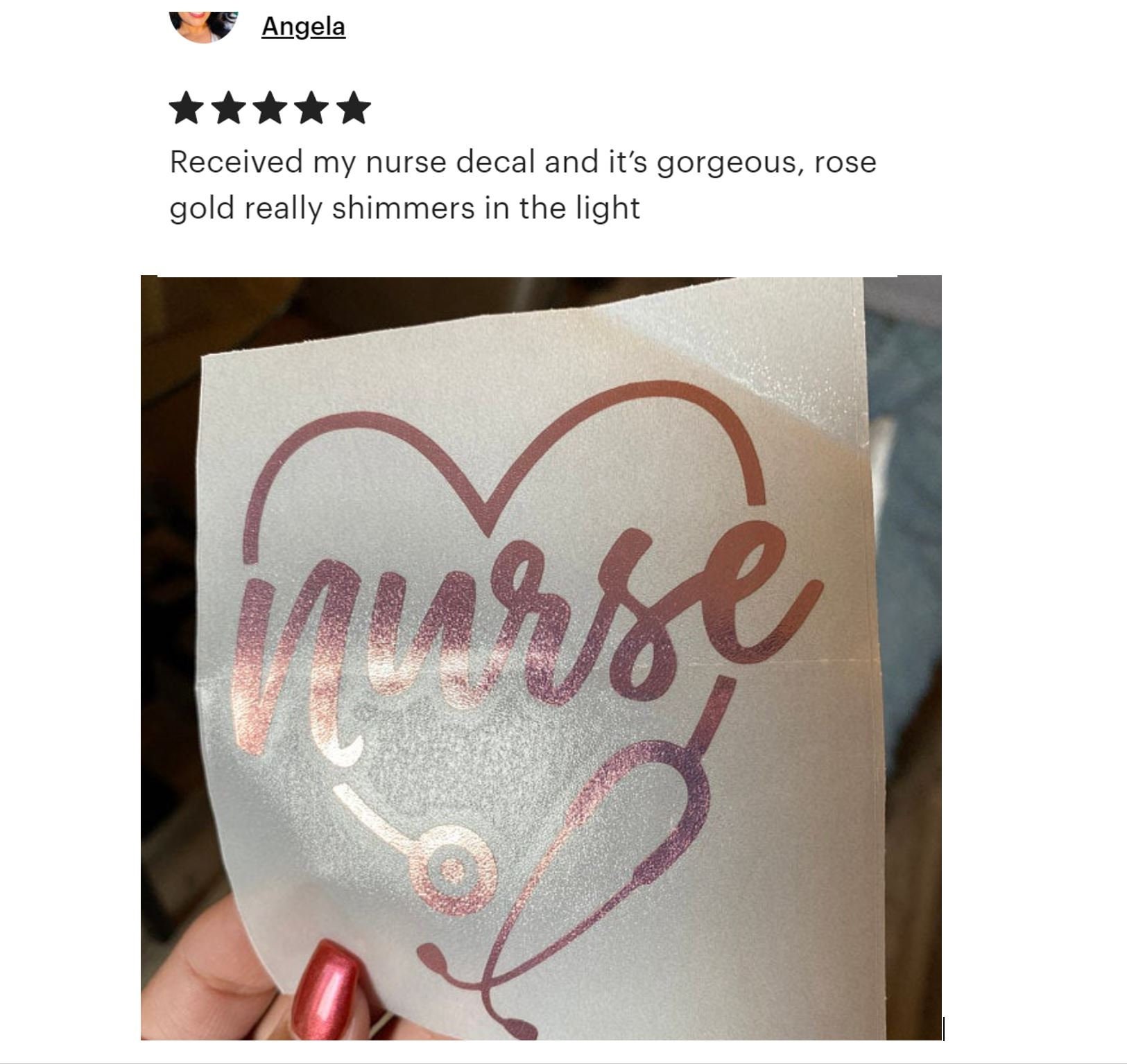 Nurse RN Logo Symbol Decals Sticker for Tumbler Laptop Yeti | Etsy