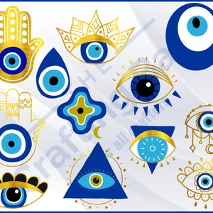 Evil Eye Bundle Svg Humsa Svg Cutfiles Svg Png Jpg Dxf Eps - Etsy