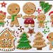 Cute Gingerbread Family Png, Winter Christmas Gingerbread Family Cookie ...