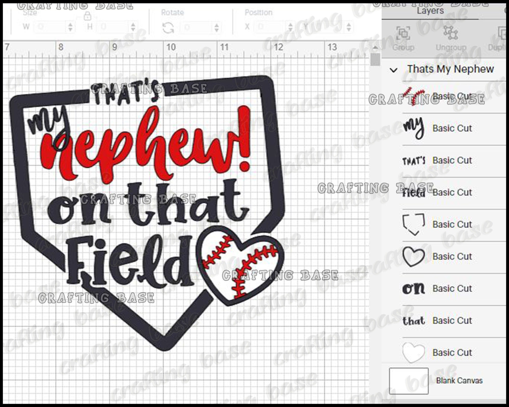 Thats My Nephew Svg Baseball Svg Baseball Svg Bundle Baseball Mom 4673
