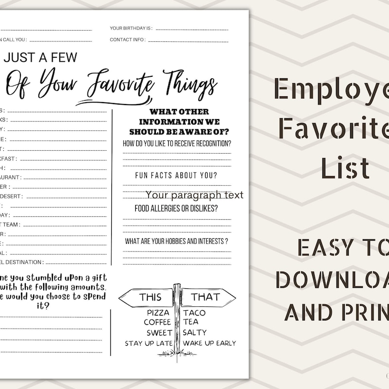 Employee Favorites List - Etsy