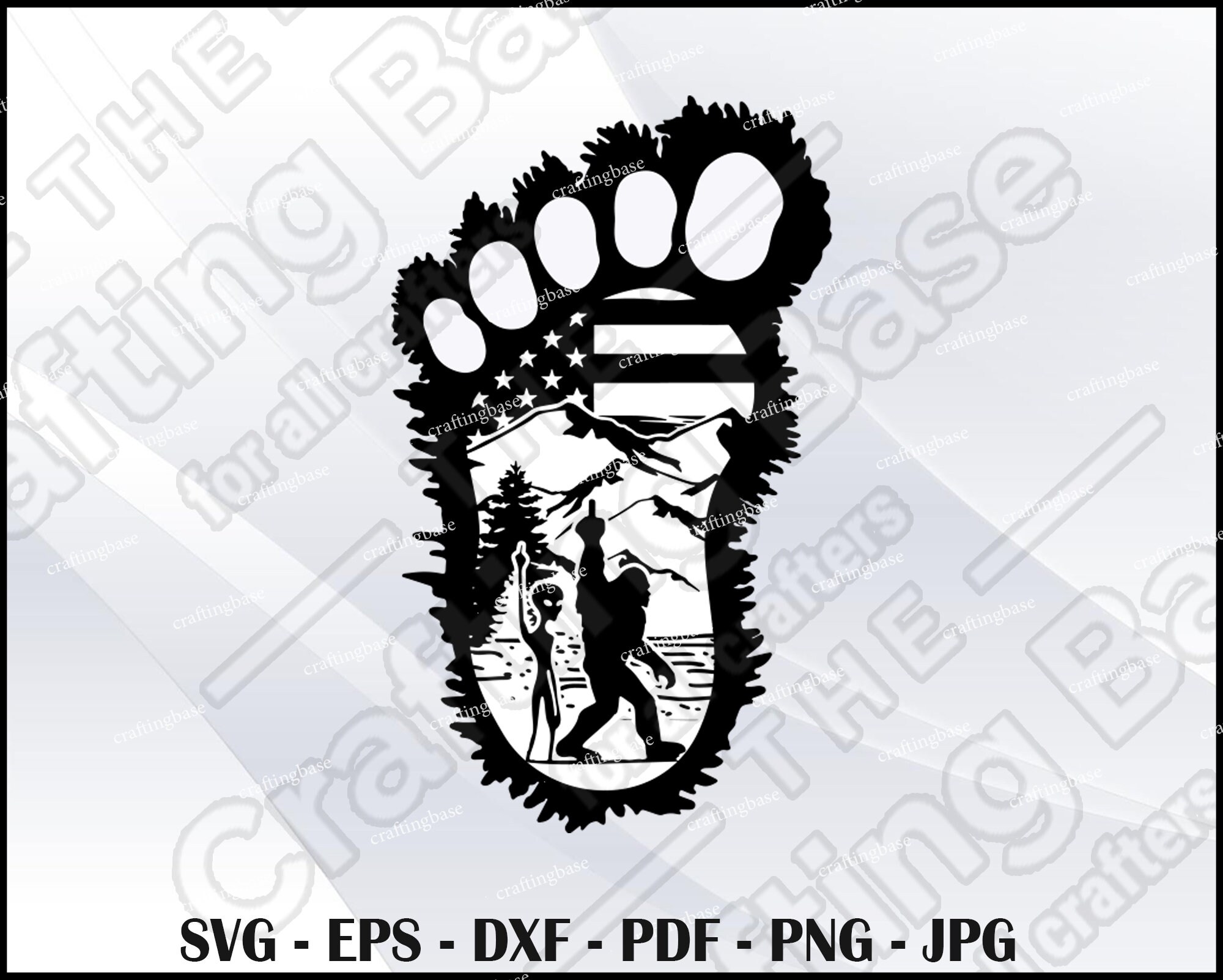 Big foot svg bigfoot png bigfoot svg bigfoot svg bigfoot - Etsy Schweiz