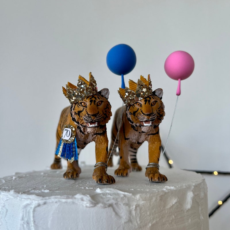 Tiger Cake Topper - Etsy UK
