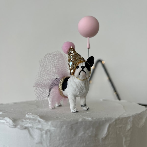 Bulldog Cake Topper - Etsy UK