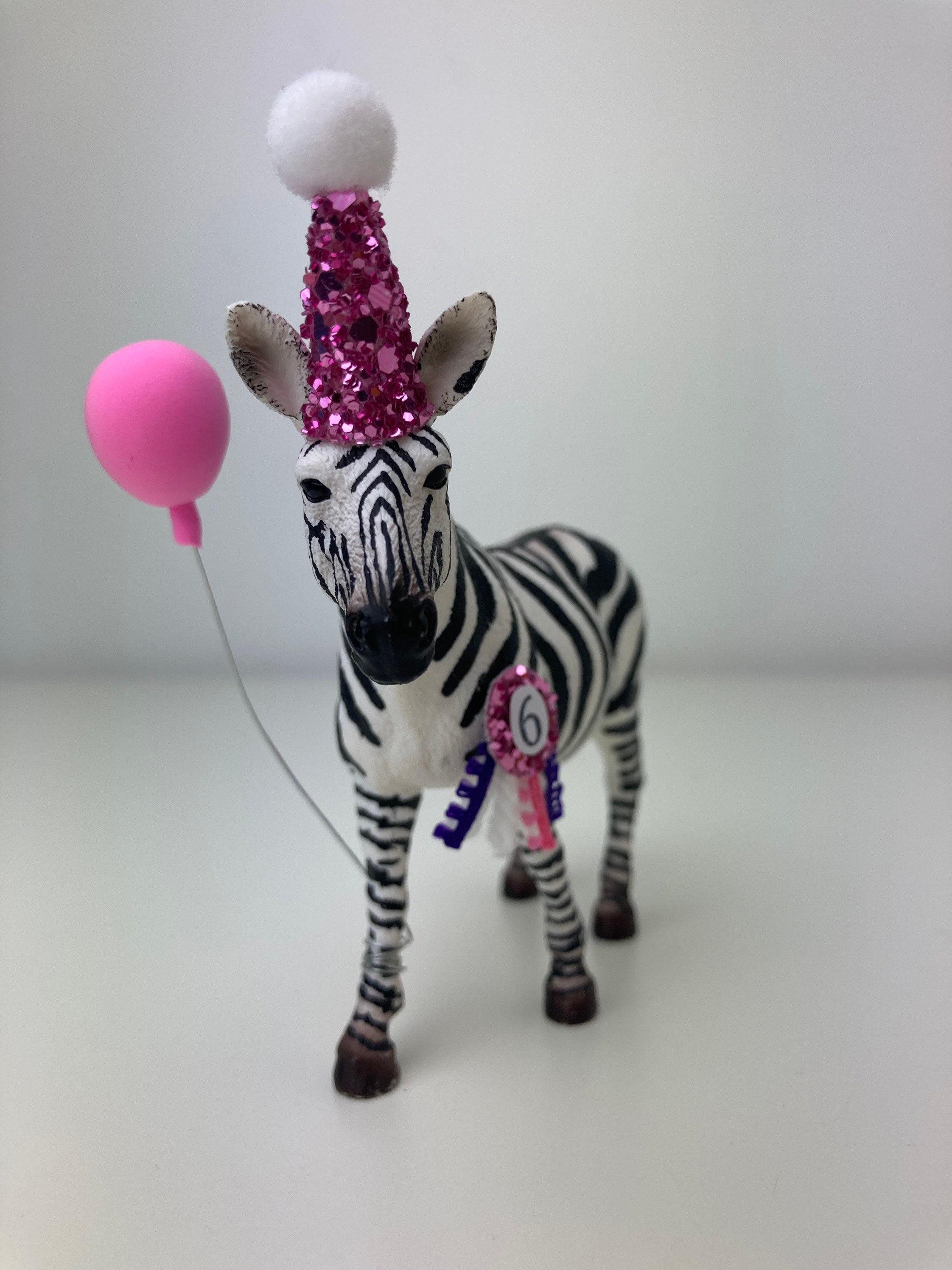 Zebra Party Animal Cake Topper Keepsake | Etsy