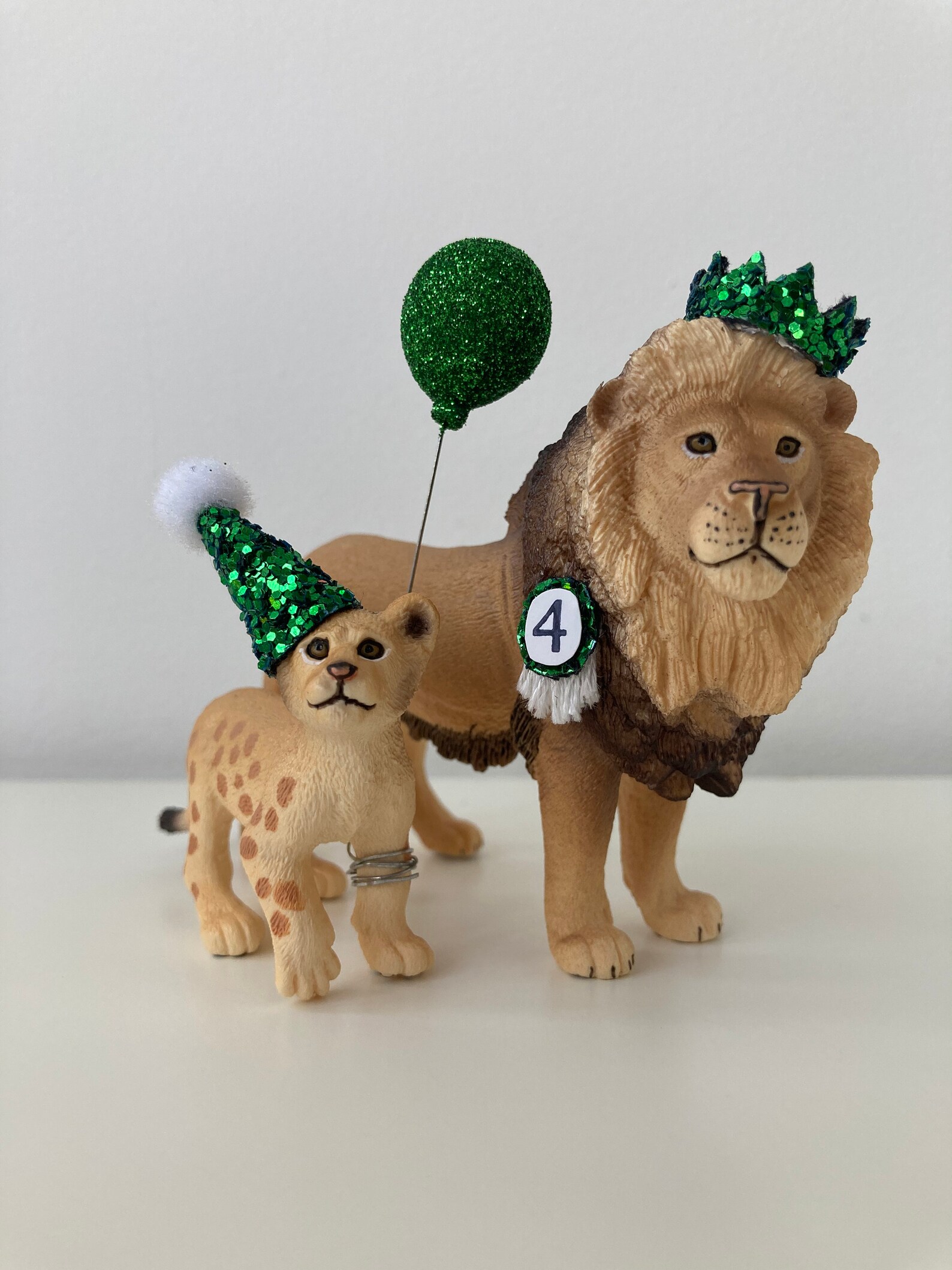 Lion Cub Safari Party Animal Cake Topper Keepsake | Etsy