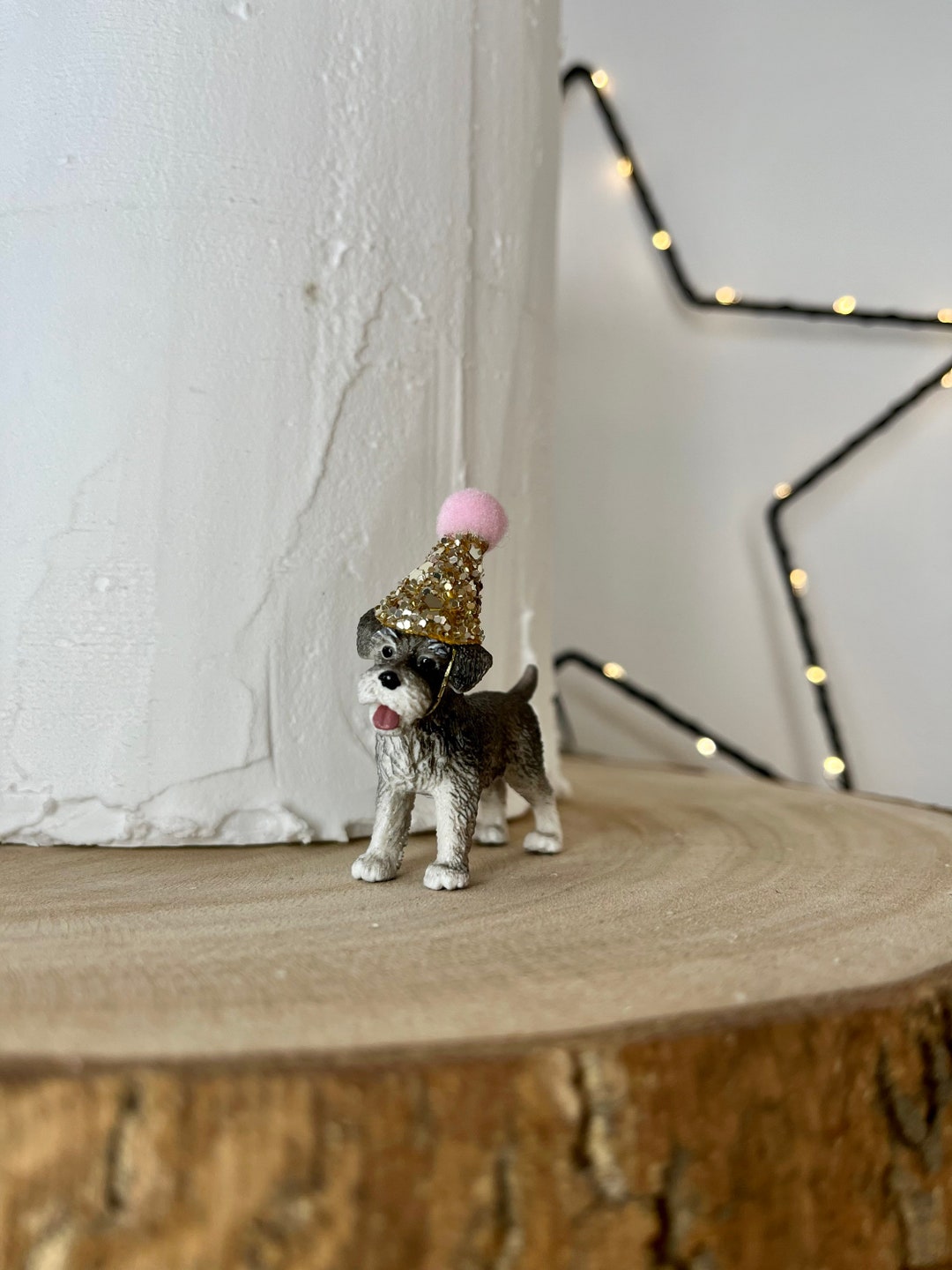 Miniature Schnauzer Dog Party Animal Cake Topper Keepsake - Etsy UK