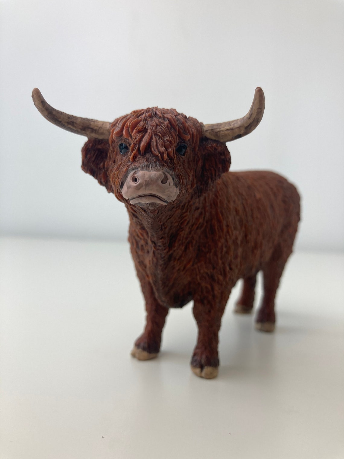 Highland Cow Bull Party Animal Cake Topper Keepsake | Etsy