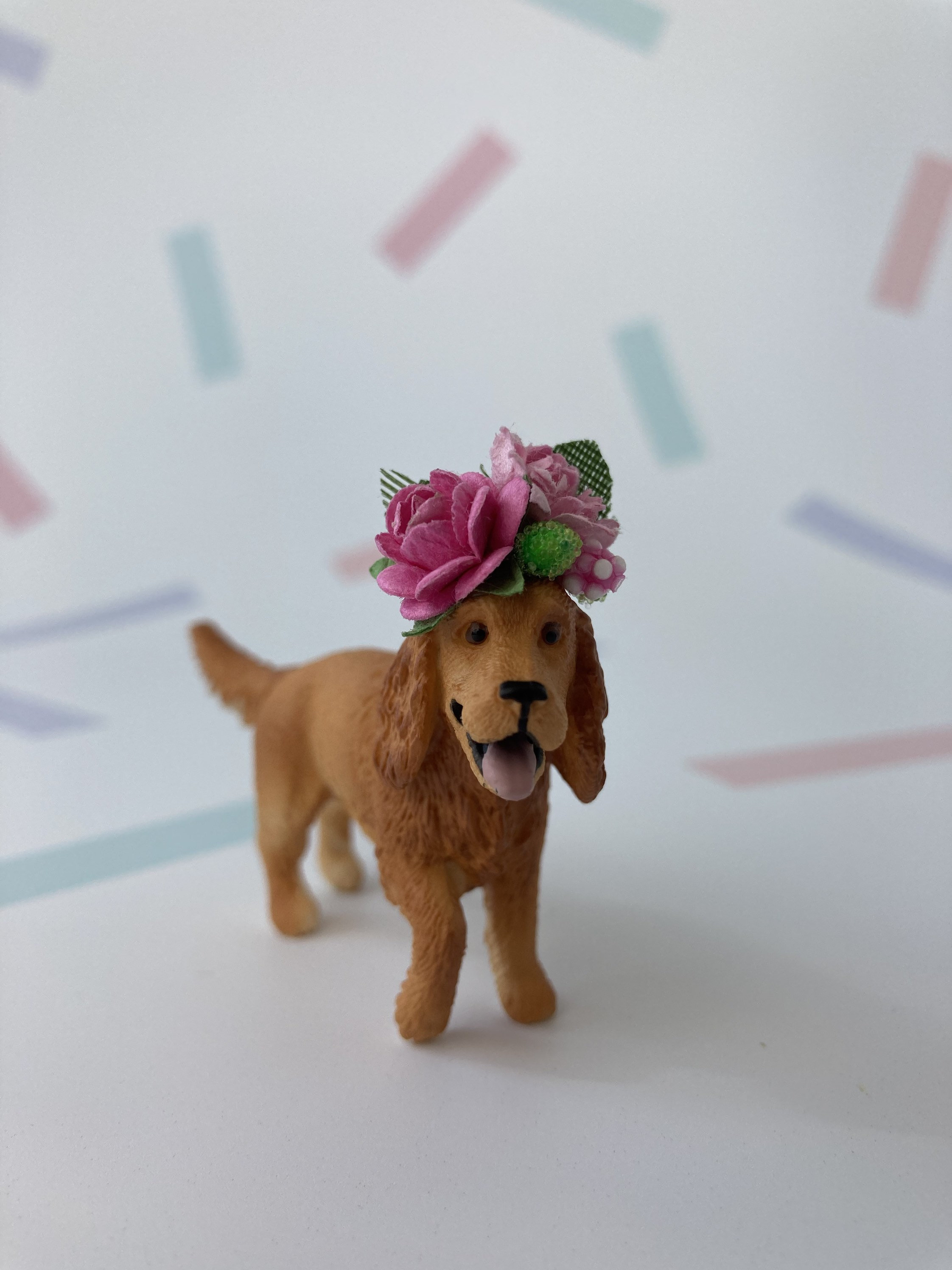 Cocker Spaniel Dog Party Animal Cake Topper Keepsake - Etsy UK