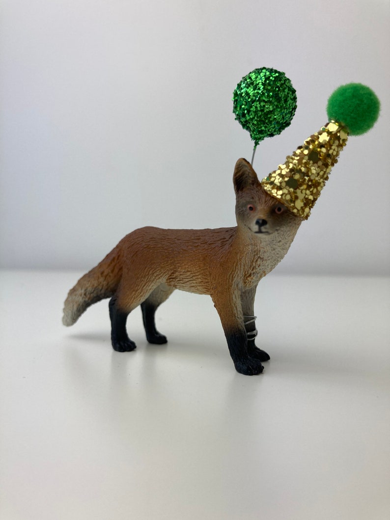 Fox Party Animal Cake Topper Keepsake - Etsy