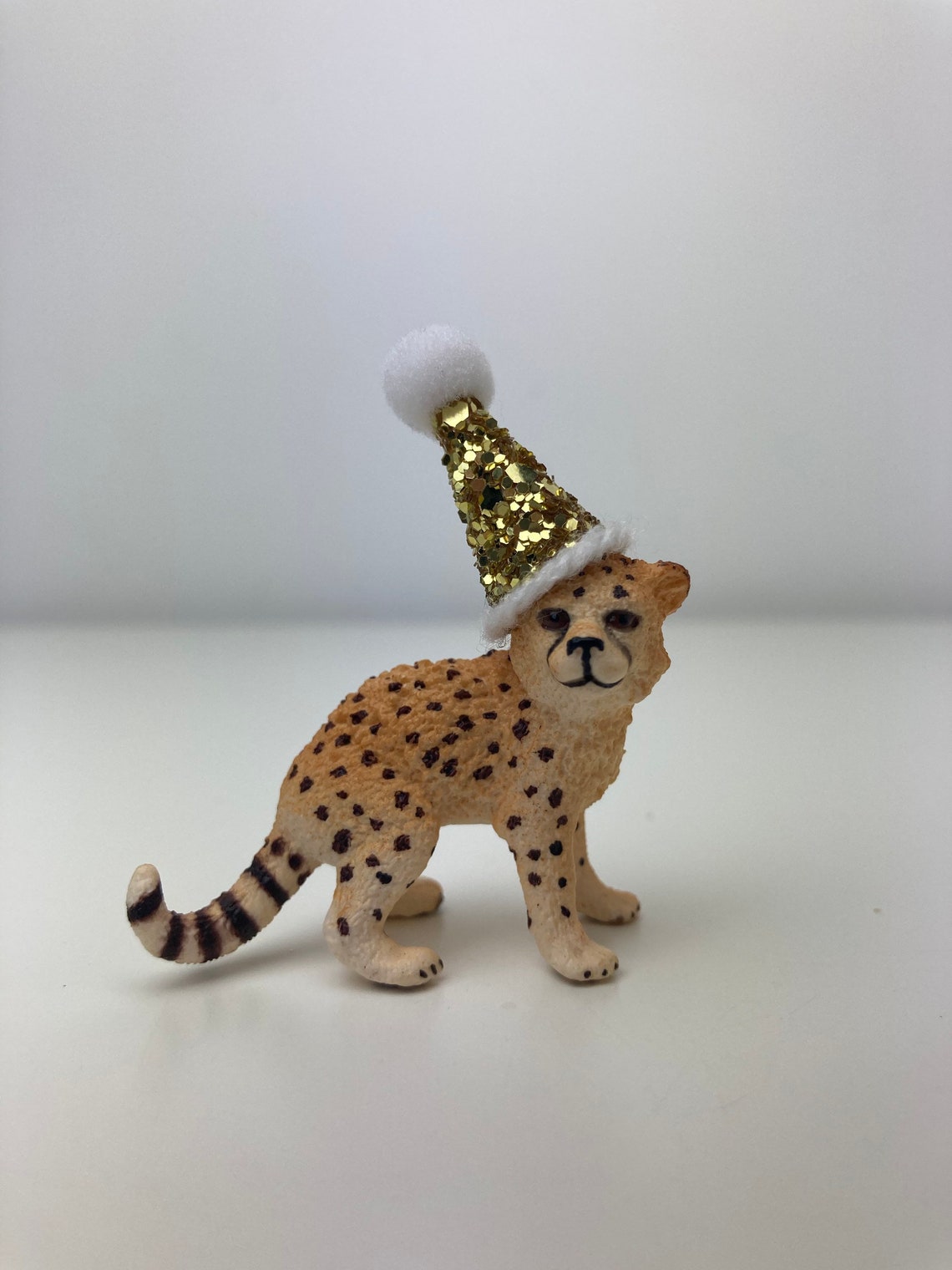 Cheetah Cub Party Animal Cake Topper Keepsake | Etsy