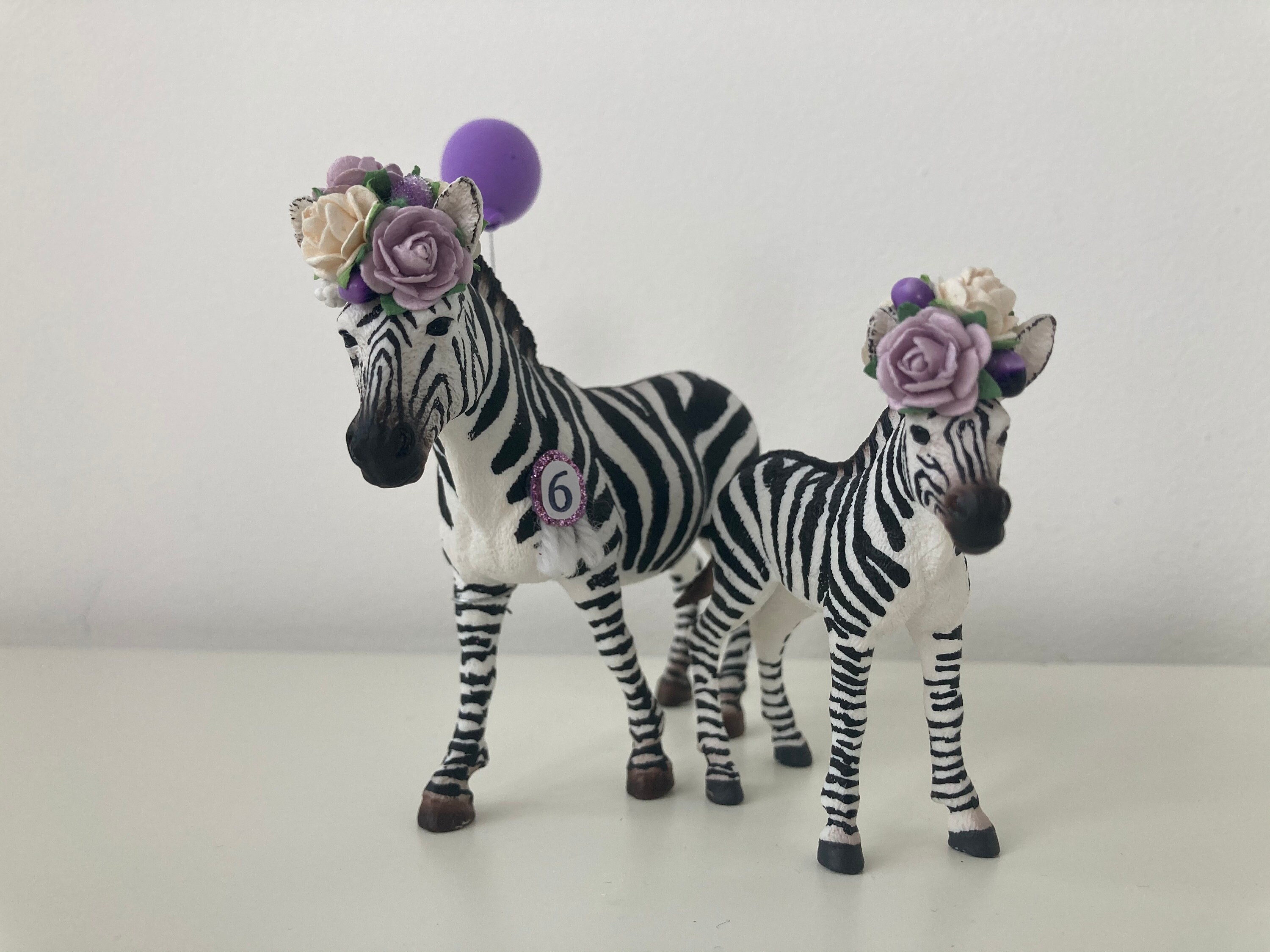 Zebra Party Animal Cake Topper Keepsake - Etsy