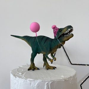 T-rex Juvenile Dinosaur Party Animal Cake Topper Keepsake - Etsy UK