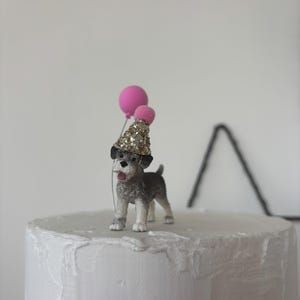 Miniature Schnauzer Dog Party Animal Cake Topper Keepsake - Etsy UK