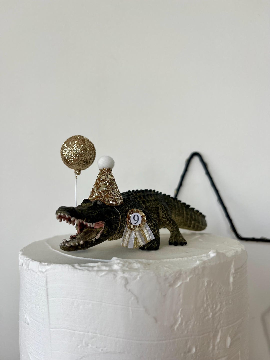 Alligator Party Animal Cake Topper Keepsake - Etsy